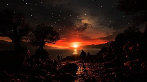 Premium Ai Image Cosmic Intersection Uap Encounter Amidst A Mesmerizing Solar Eclipse