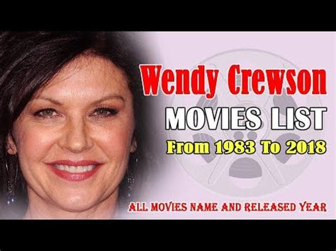 Wendy Crewson Movies List 1983 2018 Global Celebrity Youtube