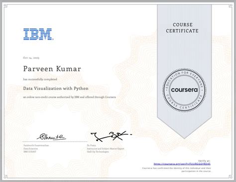 Completed Data Visualization With Python On Coursera Parveen Yadav