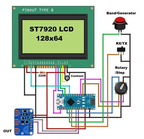 Arduino Vfo Project With A Large Lcd Display Arduino Project Hub