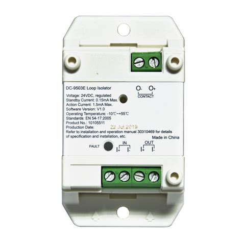 Short Circuit Loop Isolator Sonic Fire And Security Ltd