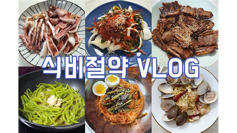 10억 모으기를 위한 식비절약 Vlog 2만원으로 일주일 집밥 만들기 냉장고파먹기 Korea Food Recipes Youtube