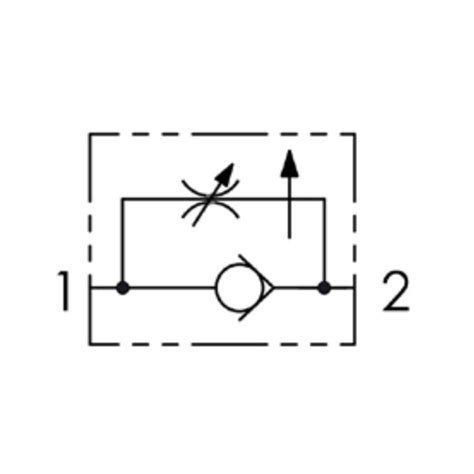 Pressure Compensated Flow Control Valve With Reverse Flow Check Jonlin Hydraulics And Engineering