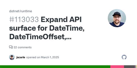 Expand Api Surface For Datetime Datetimeoffset Dateonly Timeonly And Timespan · Issue