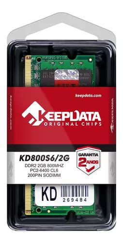 Memória Ram Para Notebook Keepdata Ddr2 2gb 800mhz Kd800s6 2g New Info