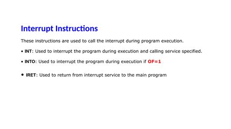 8086 Microprocessor Interrupts Ug Final Sempptx