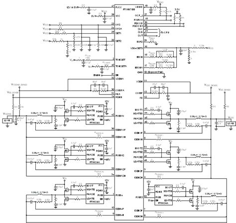 Rt3667bb Dual Output Pwm Controller With 2 Integrated Drivers For Amd Svi2 Cpu Power Supply