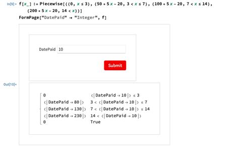 Creating FormPage Calculator With A Piecewise Function Mathematica