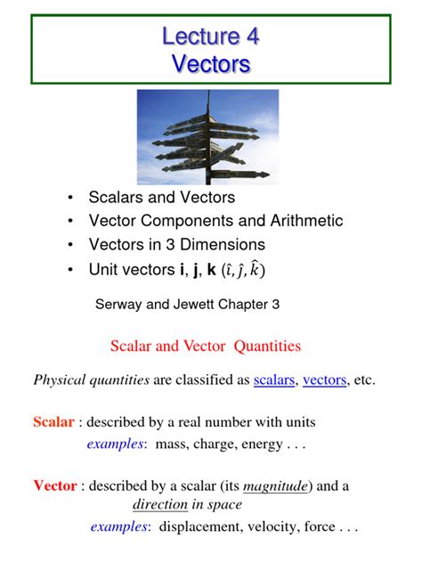 Lecture 4 Module 1 Vectors Ave1 Pdf Euclidean Vector Cartesian Coordinate System