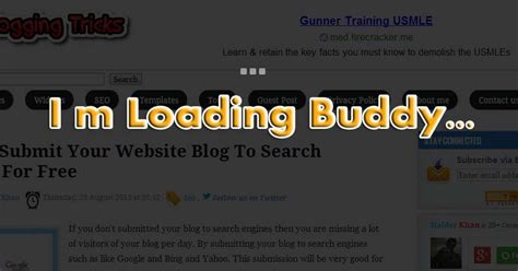 Add A Animated Loading Effect To Blogger Blog Blogger Tips And Tricks