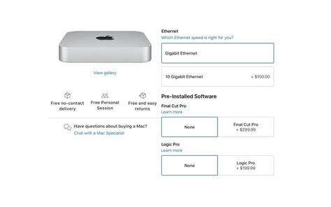 You Can Now Configure The M1 Mac Mini With 10 Gigabit Ethernet Iclarified