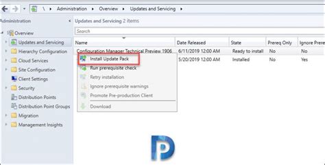 SCCM Technical Preview 1906 New Features