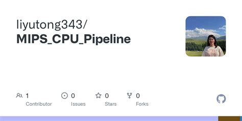 github liyutong343 mips cpu pipeline