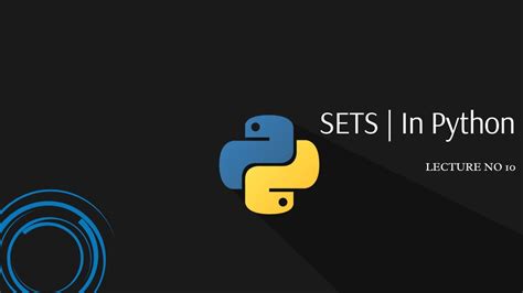 Sets Lecture 10 Python Full Course For Beginners Codewithharry