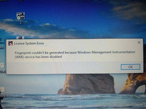 i can t open or operate my lightburn as of this error message wmi
