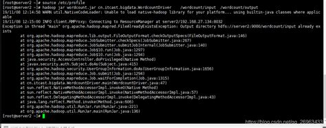 Hadoop报错之bug3 Hadoop的output目录已经存在运行hadoop后out没有文件 Csdn博客