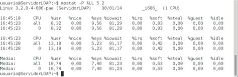 asi r si aso comandos mpstat y vmstat