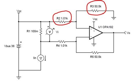 OPA192 How To Determine Gain Setting Resistor S Valus Amplifiers Forum Amplifiers TI E2E