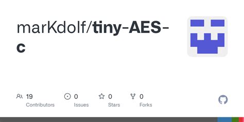 GitHub MarKdolf Tiny AES C