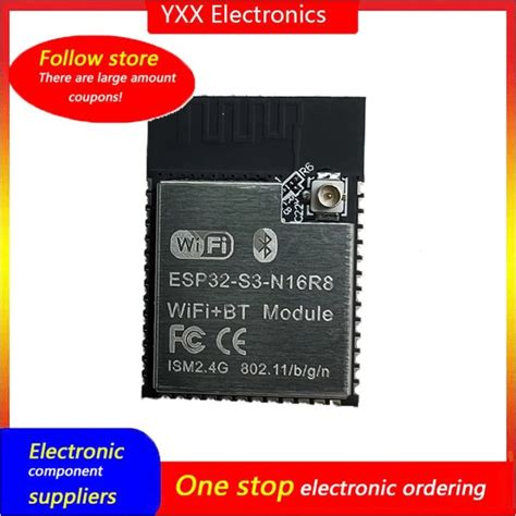 Esp32 S3 N16r8兼容esp32 S3 Wroom 1 N16r8 Wifi蓝牙5 0模组模块 Lazada Singapore