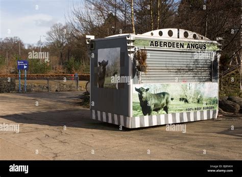 A Closed Beef Burger Bar At A Shopping Centre Park In Balloch