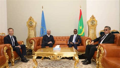 رئيس المجلس الأوروبي يبدأ زيارة لموريتانيا تدوم يومين الصحراء