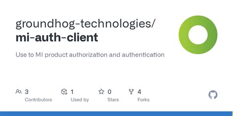 Github Groundhog Technologiesmi Auth Client Use To Mi Product