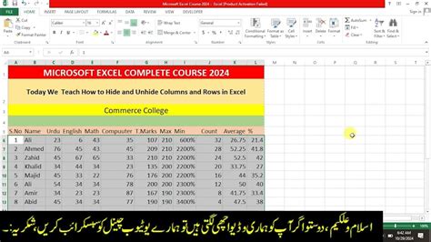 5 Critical Mistakes To Avoid When Hiding Columns In Excel Hide And Unhide Column In Excel