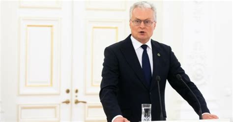 Gitanas Nausėda Reikia Toliau Griežtinti Es Sankcijas Rusijai