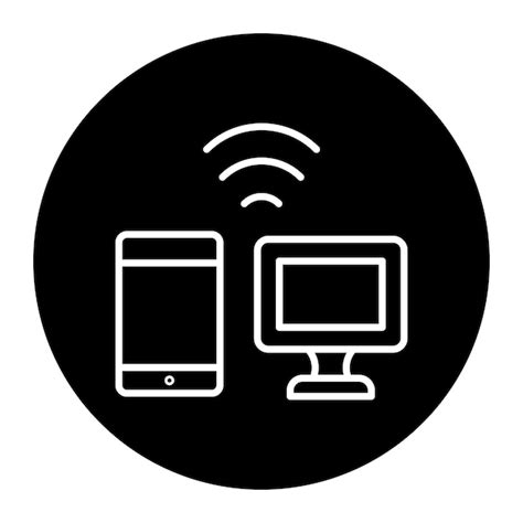 Premium Vector Internet Connectivity Icon