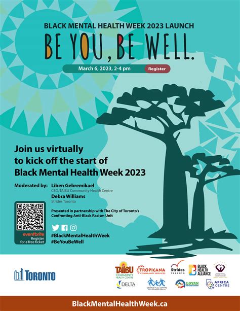 Black Mental Health Week 2023 Launch Black Mental Health Week