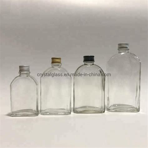 100ml 200ml 250ml 350ml 500ml Flat Flask Iced Cold Pressed Coffee Glass