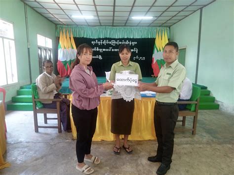 ကျိုင်းတောင်းမြို့၌ ရာဂီမုန်တိုင်းကြောင့် စပါးသီးနှံများ ပျက်စီးမှုပေါ် ထောက်ပံ့ငွေပေးအပ်ခြင