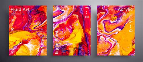 추상 벡터 포스터 유체 아트 커버의 텍스처 팩 디자인 커버 포스터 브로셔 등에 적용 할 수있는 트렌디 한 배경 빨간색 보라색 오렌지와 흰색 창조적 인 무지개 빛깔의 작품 0