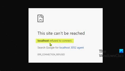 Localhost Refused To Connect In Chrome On Windows 11 Connection Blue Screen Asus
