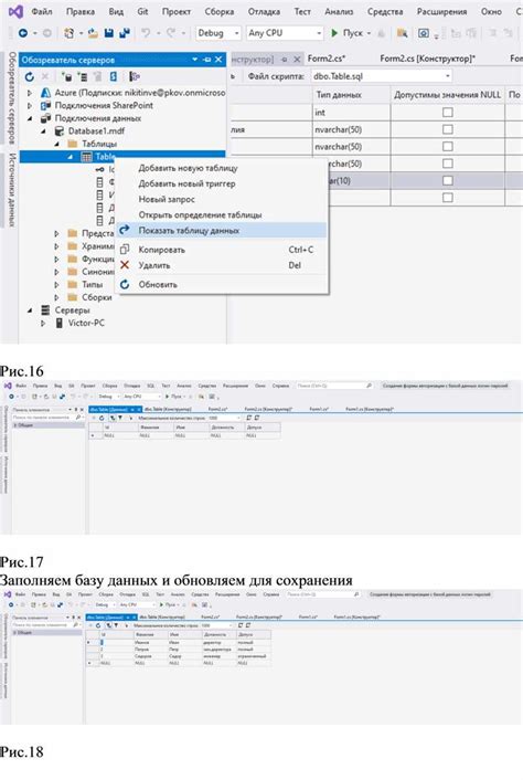 Создание формы авторизации и подключение к базе данных в Visual Studio C Область знаний