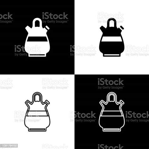 흑백 배경에 격리 된 상그리아 투수 아이콘을 설정합니다 전통적인 스페인 음료 벡터 0명에 대한 스톡 벡터 아트 및 기타 이미지 0명 감귤류 과일 검은색 Istock