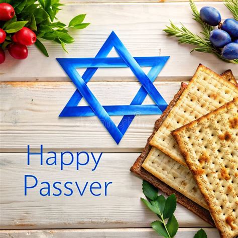 Symbols Of Passover Celebration Stock Illustration Illustration Of