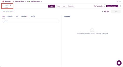 Creating Tests Kafka Tracetest Docs
