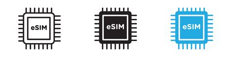 ESIM Icon Thin Line Illustration Vector Art At Vecteezy