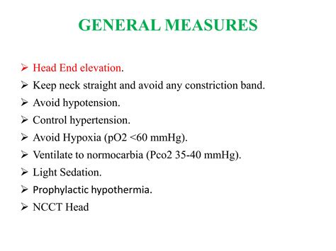 Management Of Raised Intracranial Pressures Pptx