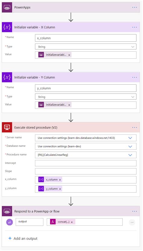 how to handle complex calculations with power apps flow and sql
