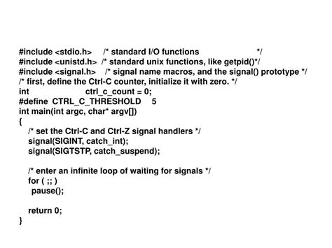 PPT Operating Systems IPC Unix Case Study Signals PowerPoint Presentation ID