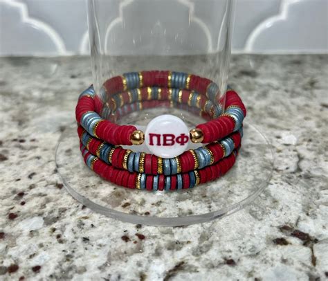 Pi Beta Phi Stack Bracelets College School Spirit T For Little Or