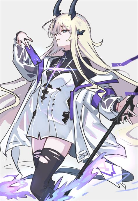 Eblana Arknights Drawn By Mabing Danbooru