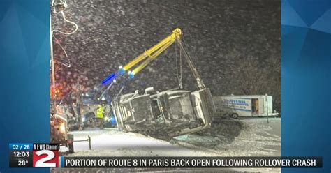Tractor Trailer Driver Ticketed For Unsafe Speed In Rollover Crash On