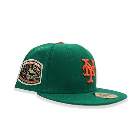 Green New York Mets Orange Bottom 1969 World Series Side Patch New Era