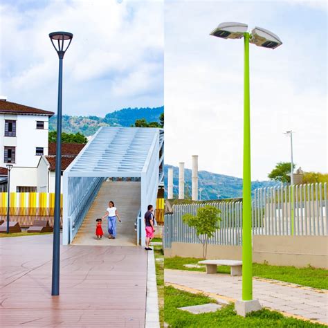 Poste Fibra De Vidrio Mts Kgf Para Alumbrado P Blico