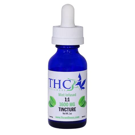 1600mg 11 Mint Tincture Thc Wellness