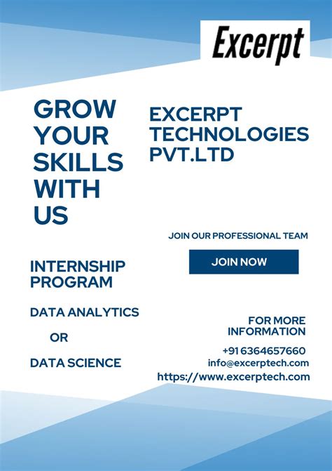 data analytics internship unlock insights and drive data driven